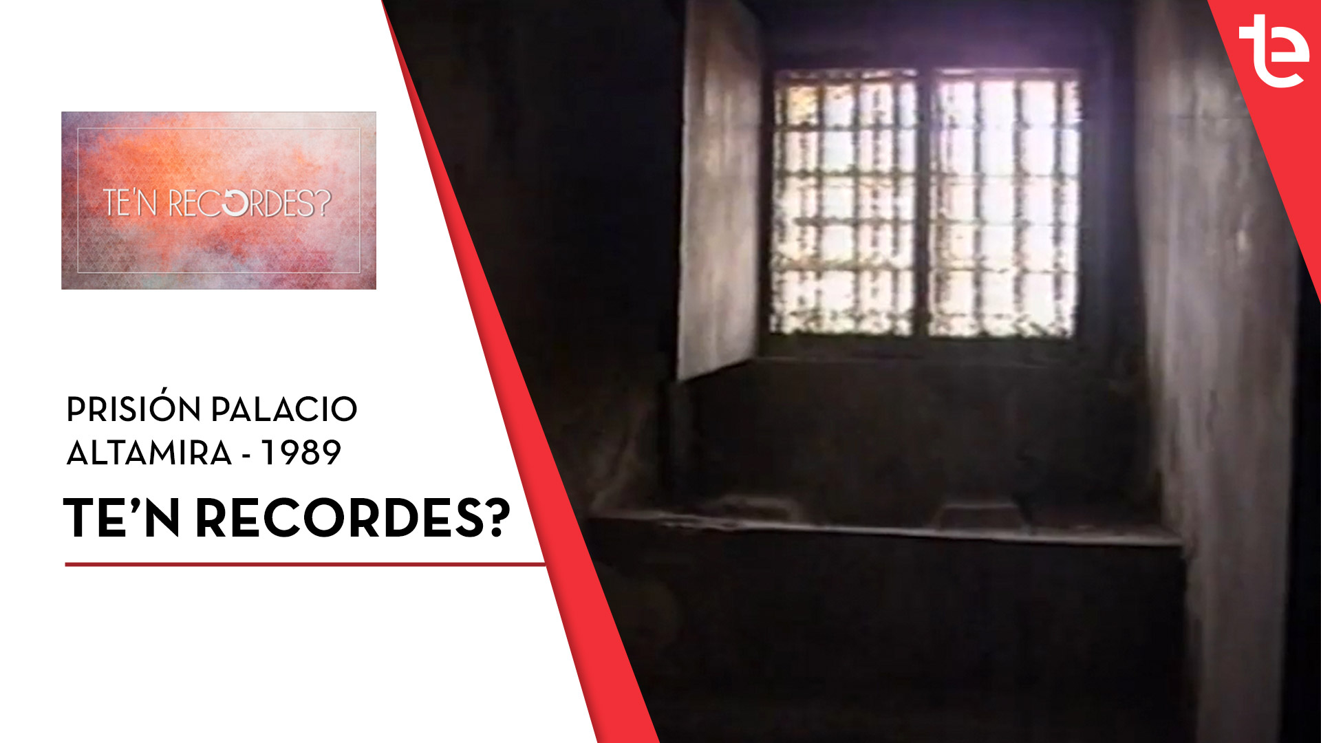 TE'N RECORDES? | Prisión Palacio Altamira - 1989 - TeleElx