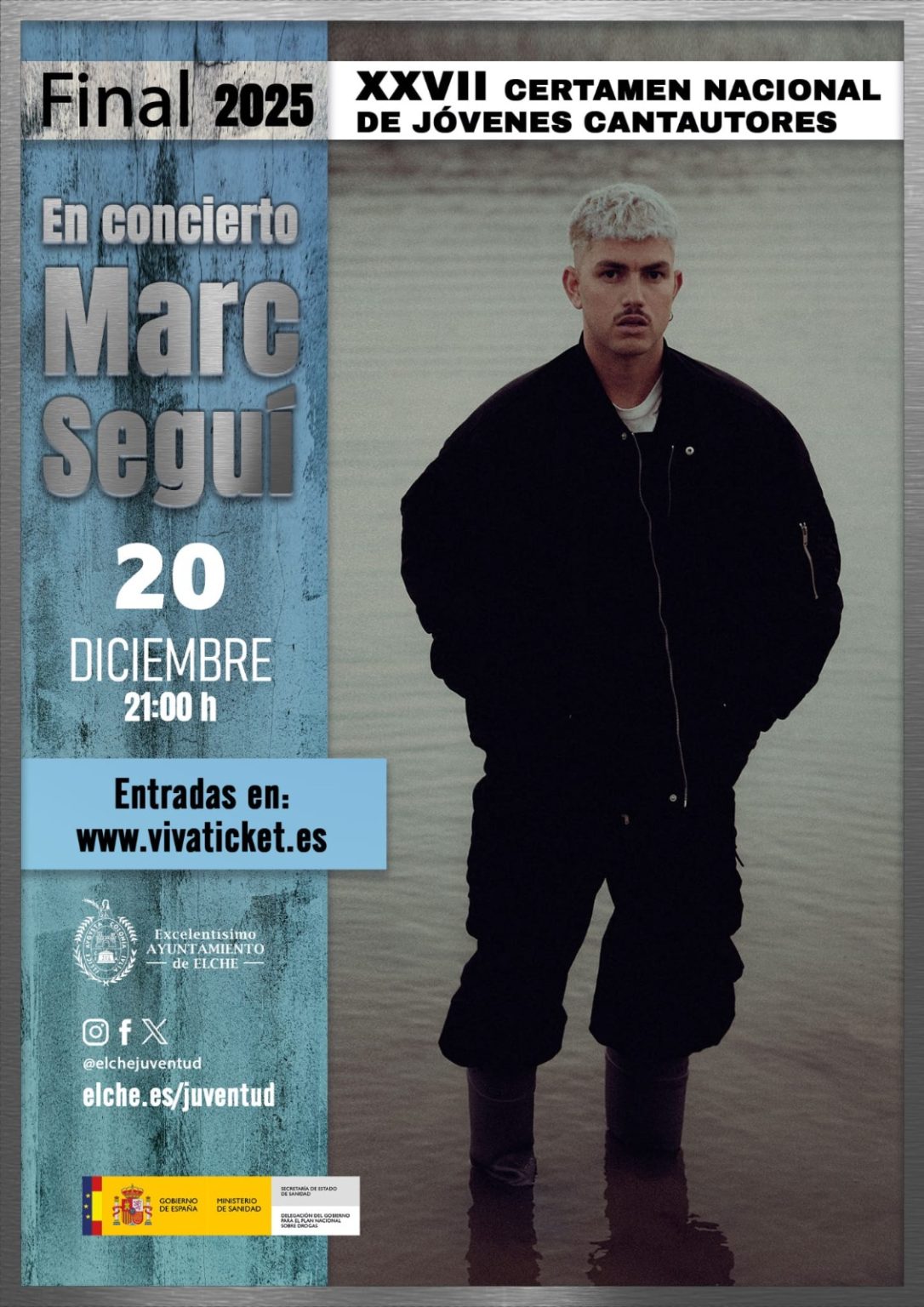 El cantante Marc Seguí actuará como invitado en la final del certamen ...